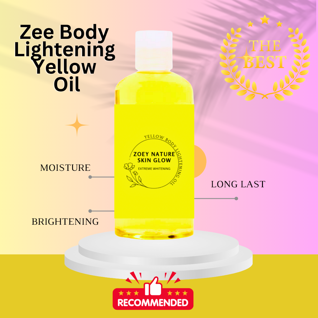 Skin Lightening Yellow Body Oil – zoey beauty